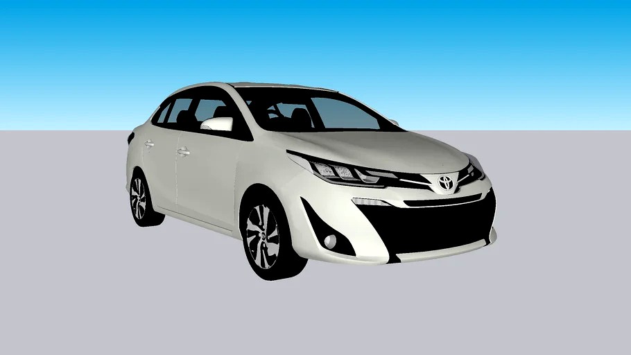 2018 Toyota Vios G 3d model