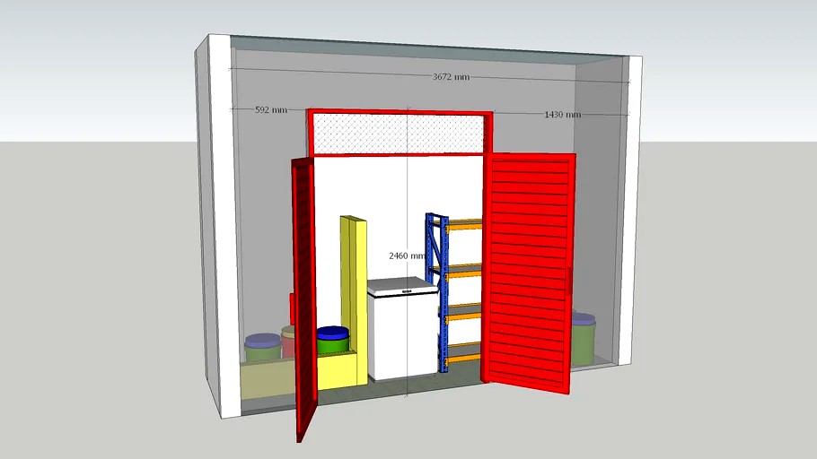 RUANG B3 FIX PMI 3d model
