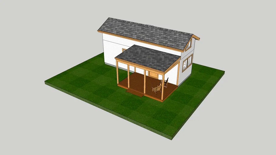 Tiny House 1 - Sketsa Griya 3d model