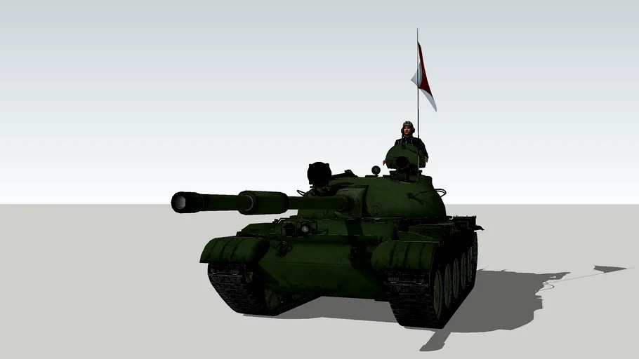 Soviet T-62 Model 1962 Medium Battle Tank Set 01 3d