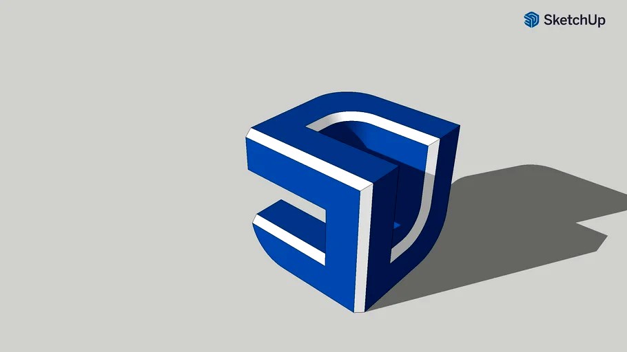 SketchUp Logo 3d model