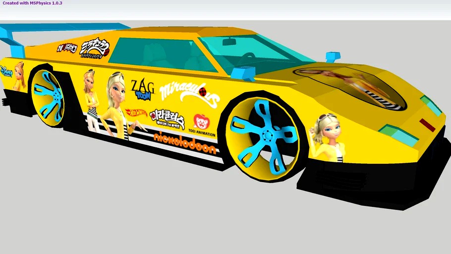 Miraculous Chloé Bourgeois Car 3d model