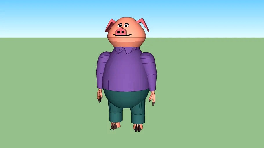 Frantic Pig (Zootopia) 3d model