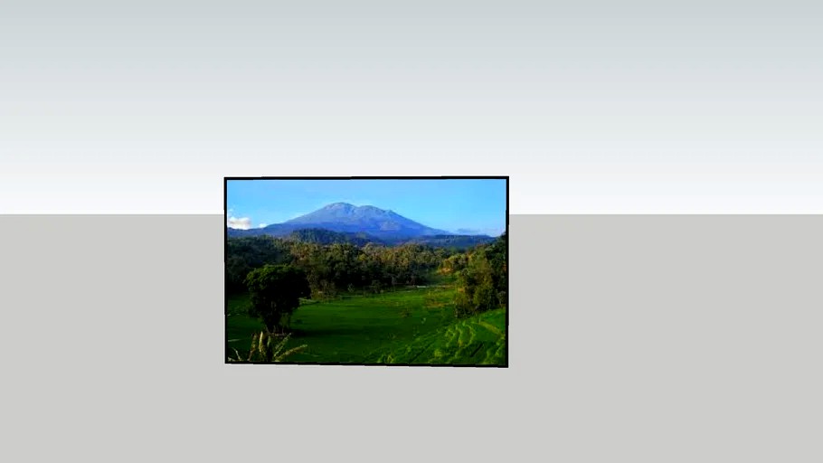 lcd tv 50 inch 3d model
