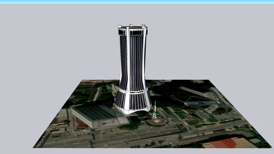 Menara TH TUn Razak 3d model