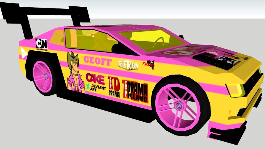 Total Drama Geoff Car 3d model