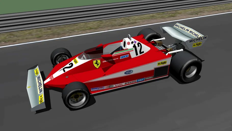 Ferrari 312 T3 3d model