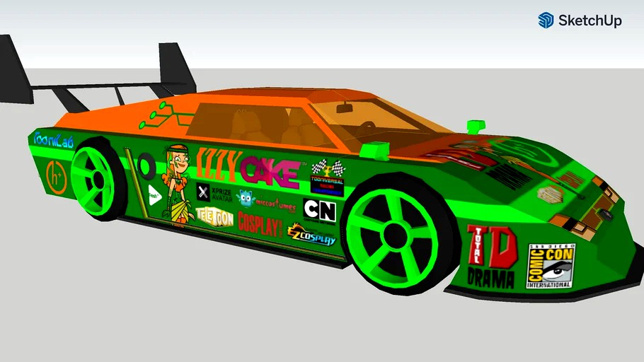 TooniLab TD Cyberpunk Izzy Car 3d model