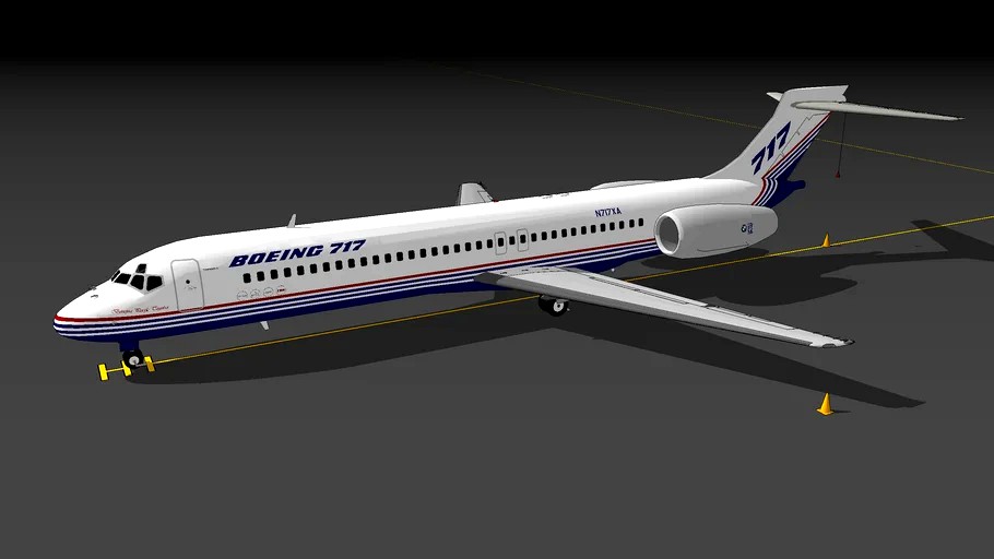 Boeing 717-200 'Flight Test Configuration/Prototype Demonstrator' (1999 ...