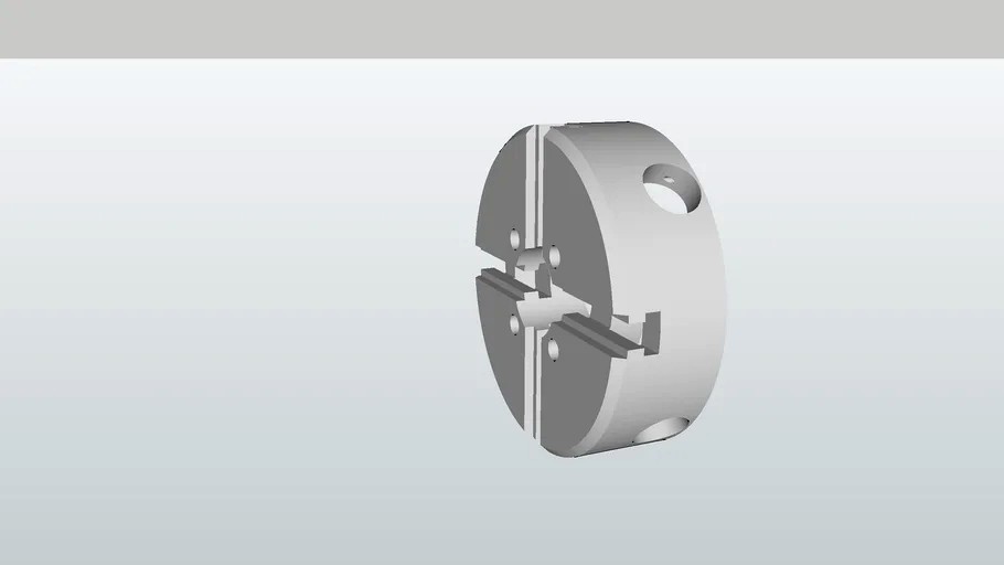 Lathe chuck 3d model