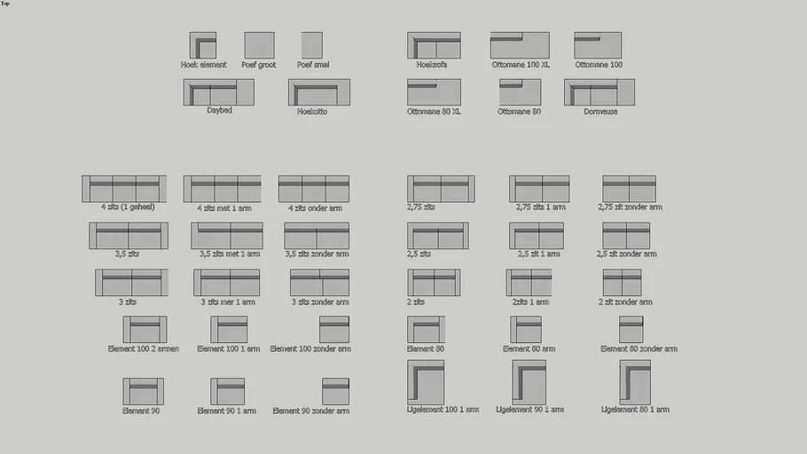 Cartel bank Nomad alle elementen 3d model