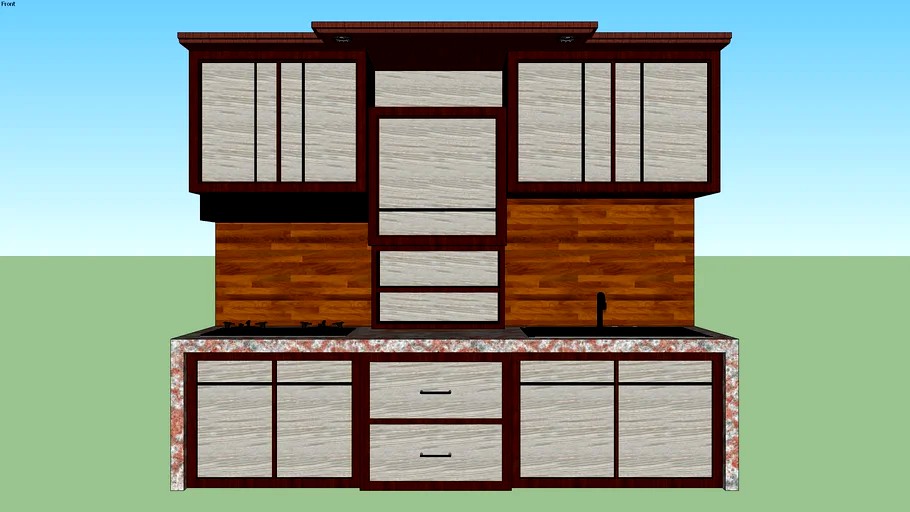 kitchen set sketchup 2016 3d model