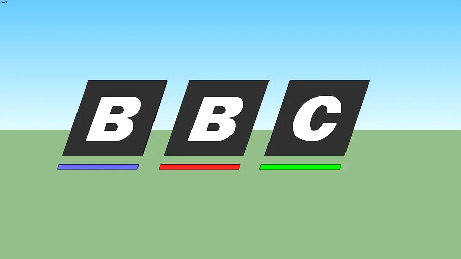 BBC Logo 3d model