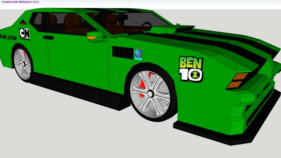 Ben 10 Kevin's Vehicle Car 3d model