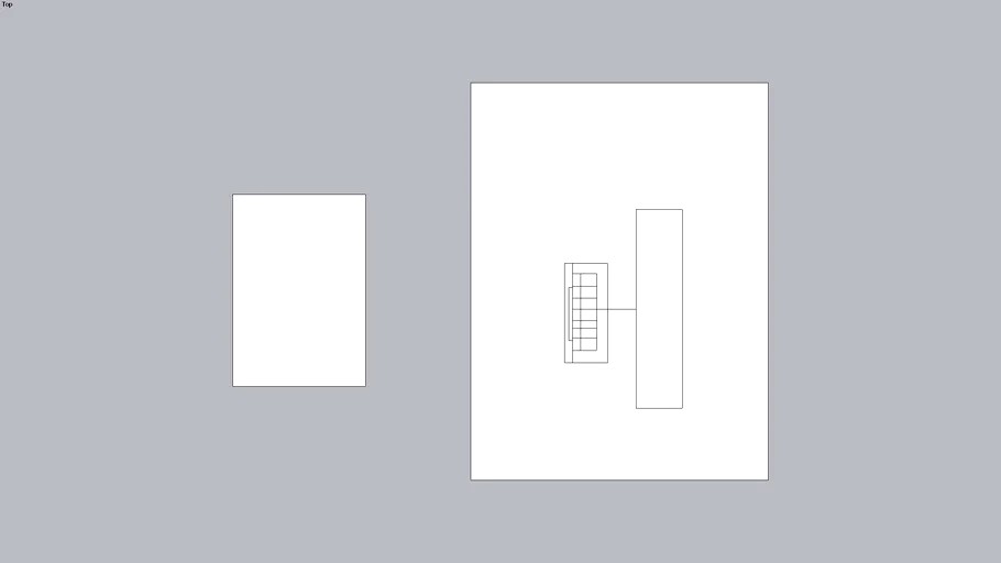 2D TABLE ORDINATEUR 3d model