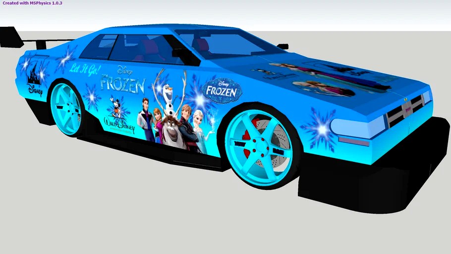 Disney Animation Frozen Car 3d model