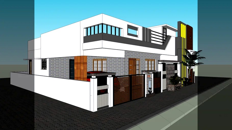 House Elevation 3d model