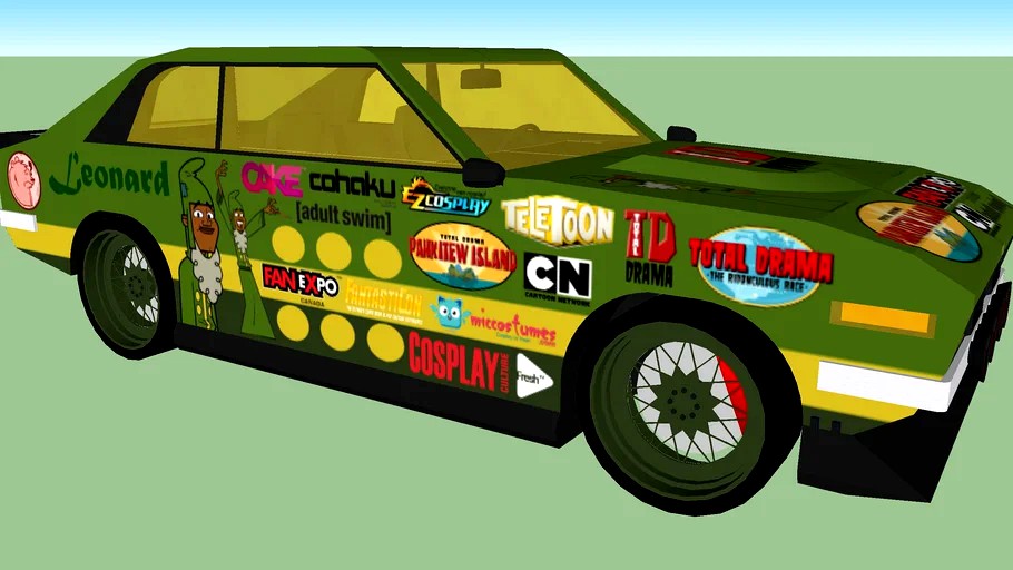 Total Drama Leonard Car 3d model