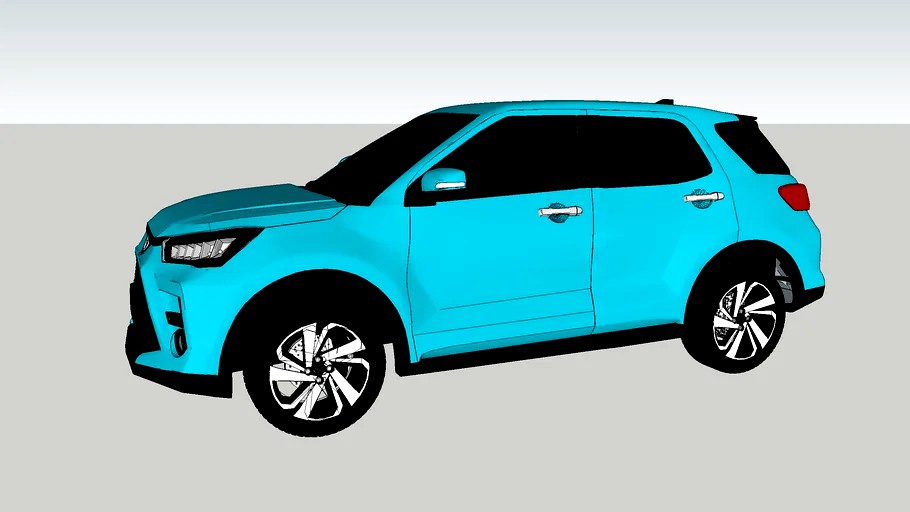 2021 Toyota Raize 1.0G 3d model