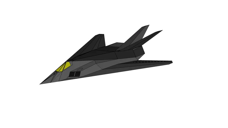 Lockheed F-117A Stealth Fighter 3d model