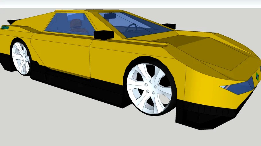 AutoBrasileiro Designs Viajero GT 2000s 3d model
