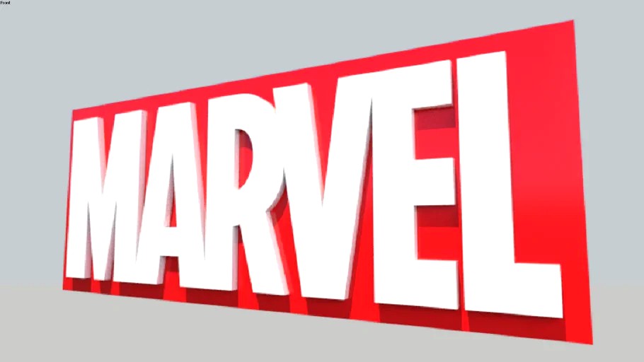 MARVEL LOGO 3d model