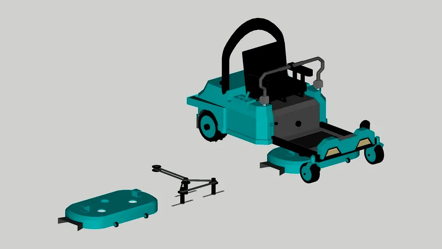Zero Turn Mower 3d model