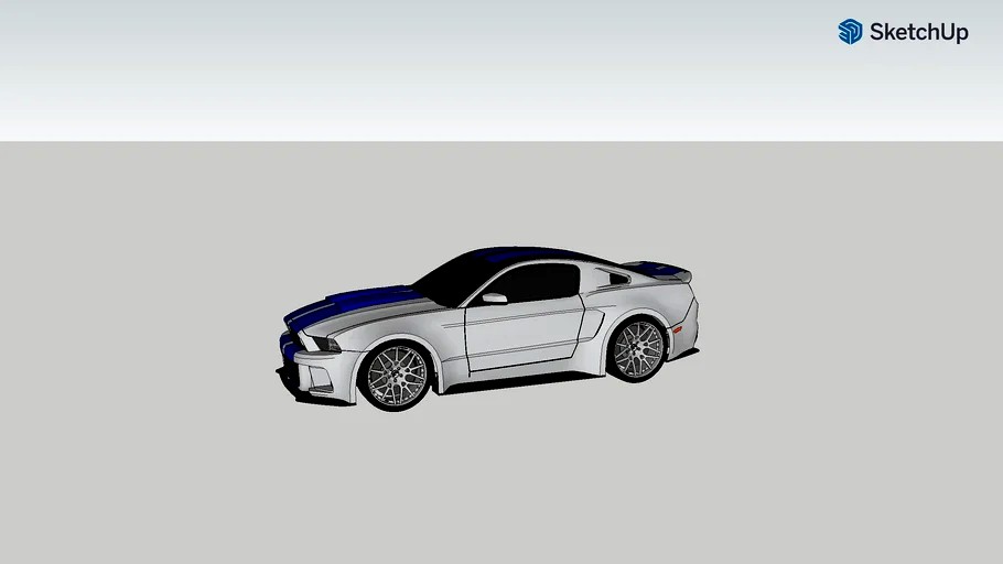 Ford Mustang GT500 3d model