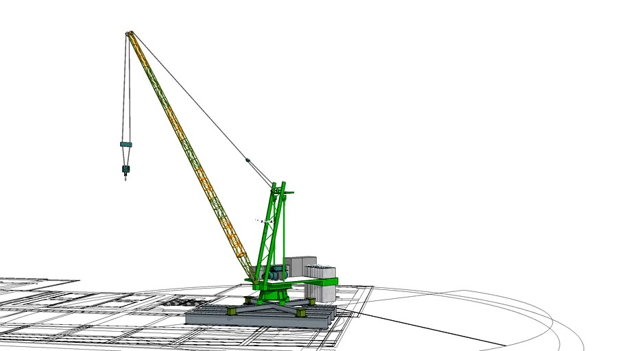DERRICK CRANE 3d model
