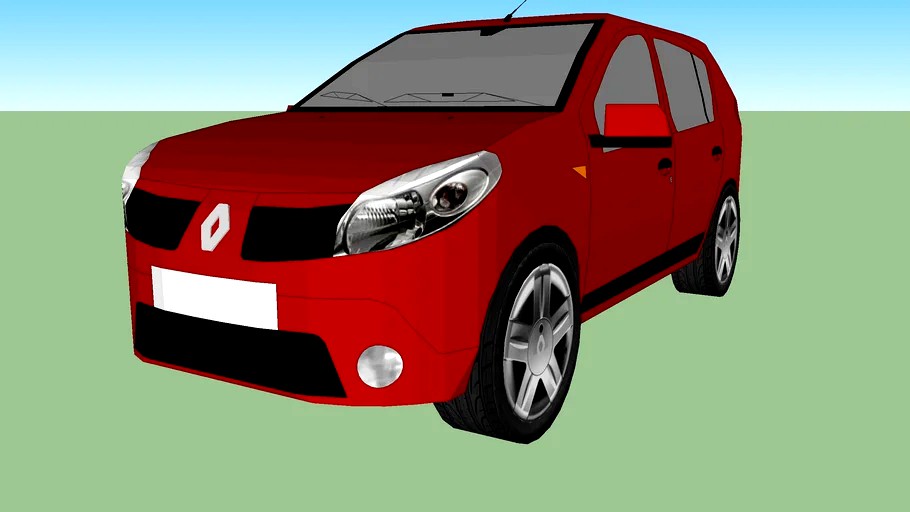 Renault Sandero 3d model