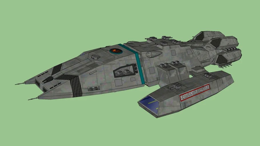 Battlestar Valkyrie 3d model