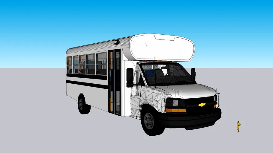 2004 Micro Bird SRW (14 passenger) MFSAB bus (Chevrolet Express G3500 ...