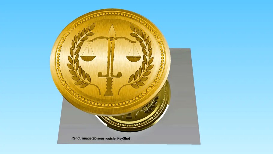 Medal 3d model