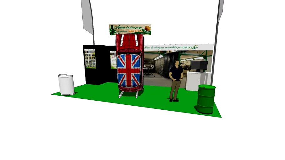 Stand Décap'Soft 2022 3d model