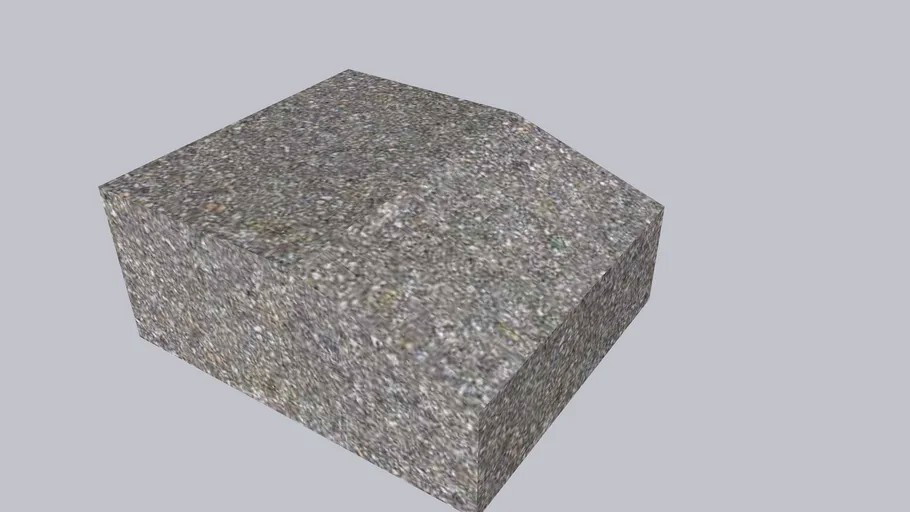 Kerbs Stone 12'' by Adeel Mughal 3d model