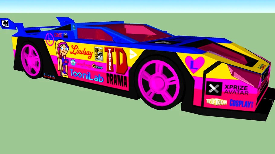 TooniLab TD Cyberpunk Lindsay Car 3d model