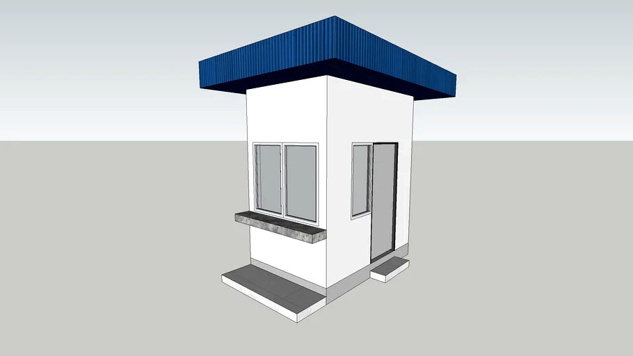 GUARD+SECURITY+HOUSE 3d model