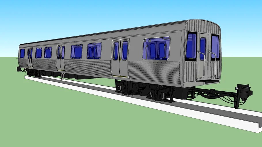 EDI Comeng Train Middle 3d model