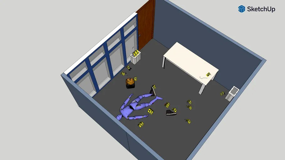 FS161 3D Crime Scene Model