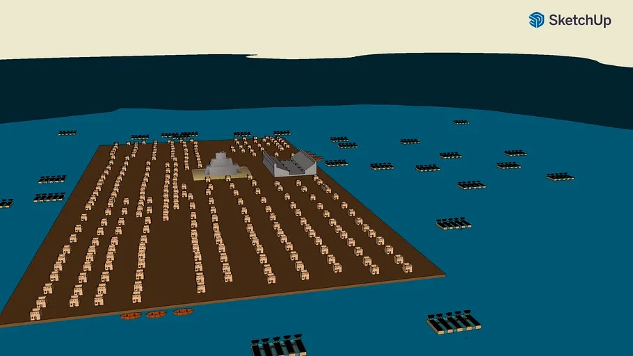 Tenochtitlan 3d model