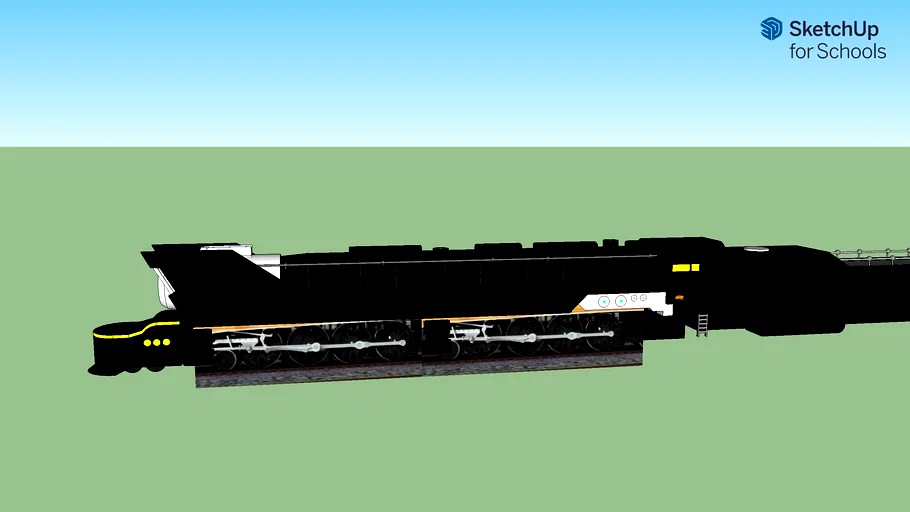 Galaxy railways big zero 3d model