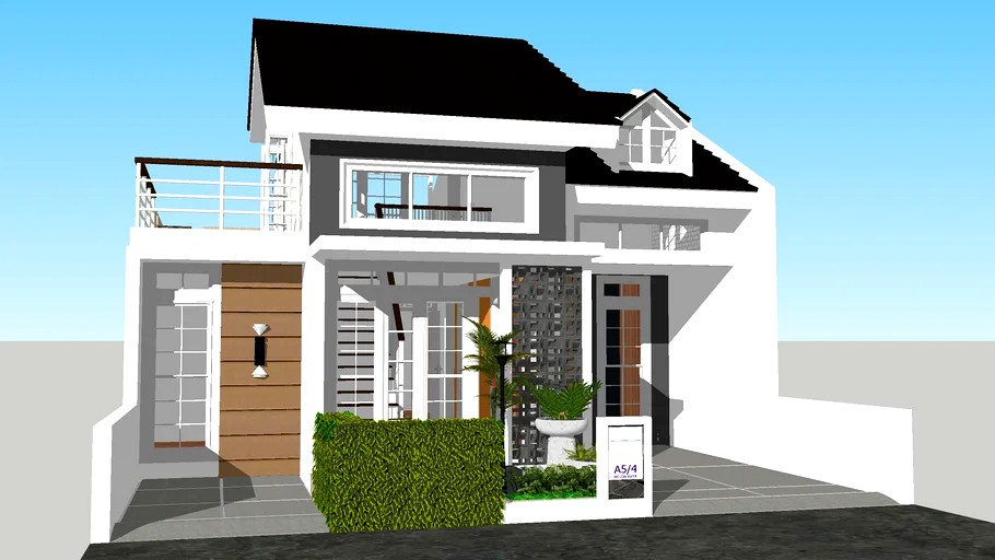 Rumah type 60 (versi Kluster) 3d model