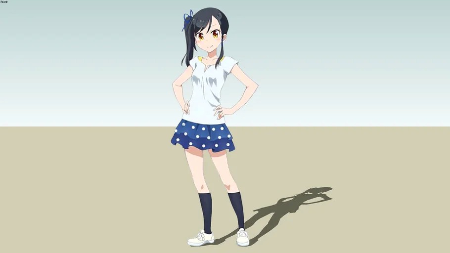 Narumi Tsubame (New Game!) 3d model