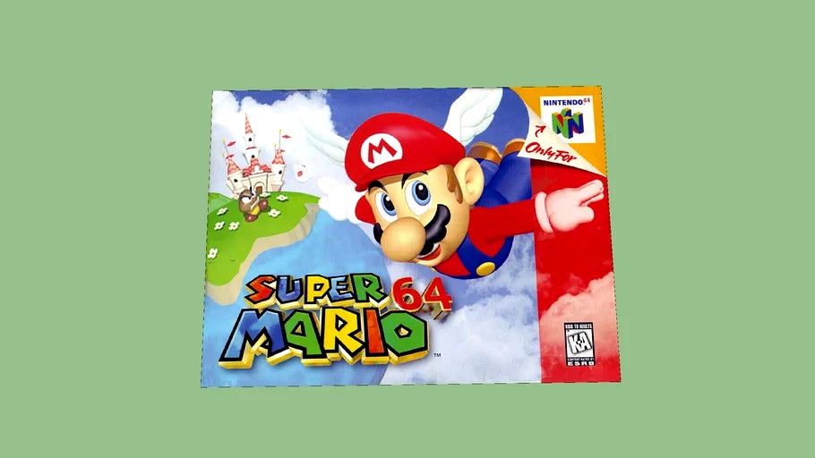 Super Mario 64 3d model