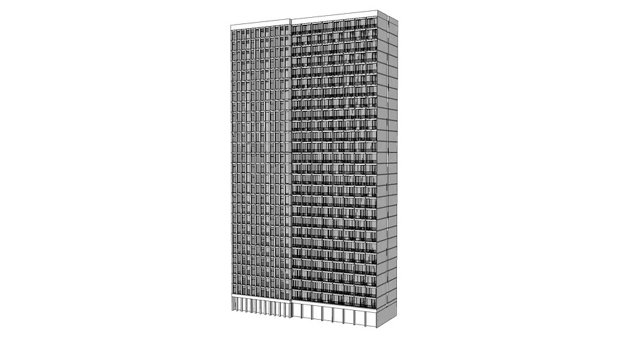 Apartments Tower 3d model