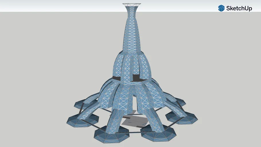 TOKYO TOWER OF BABEL 3d model