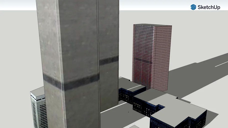 The Original World Trade Center 3d model