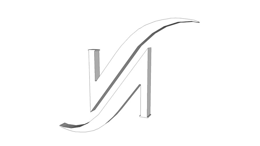 Logo Nespresso 3d model