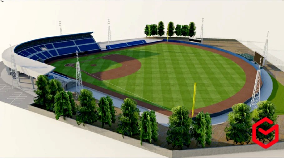 Neptunus Familiestadion - Rotterdam Netherlands 3D model