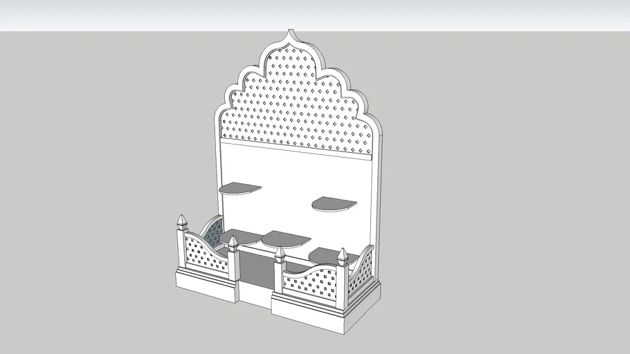 Marble Mandir 3d model